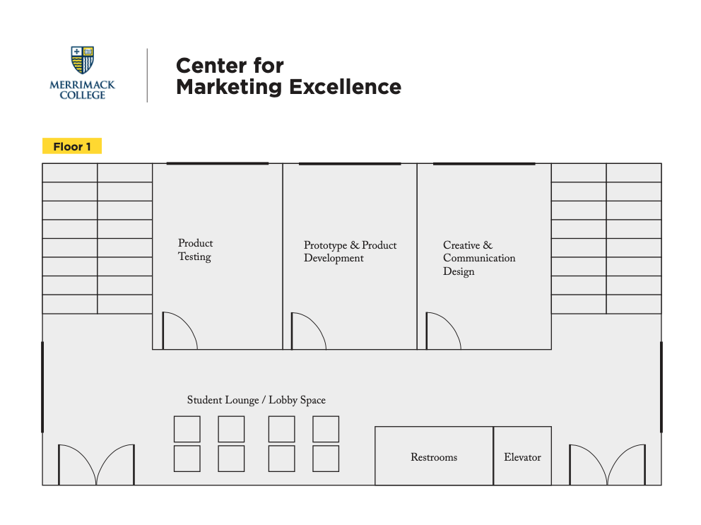 Merrimack College: Marketing Building Floor Plan – Marc Gonzalez